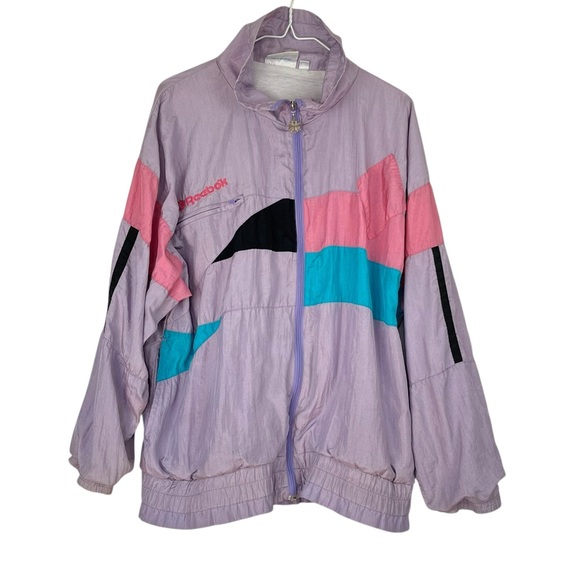 Reebok | Jackets & Coats | Vintage Reebok 8s Windbreaker Jacket Size 6 ...